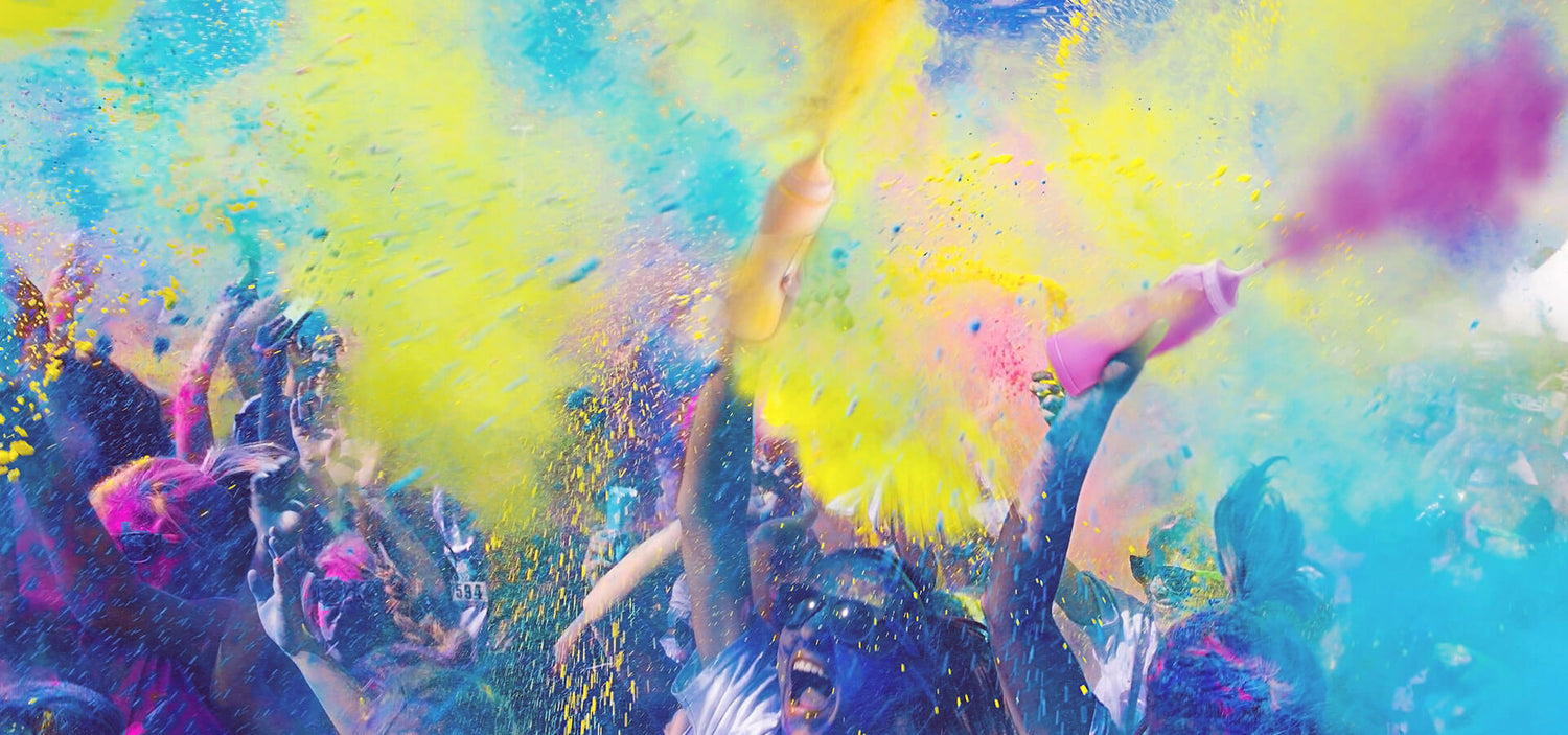 Best Obstacle Ideas For A Colour Fun Run - Holi Colour Powder